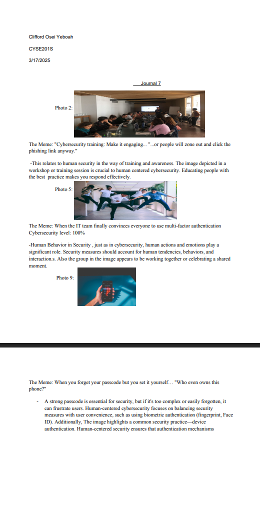 Journal Entries | Clifford'sWeb