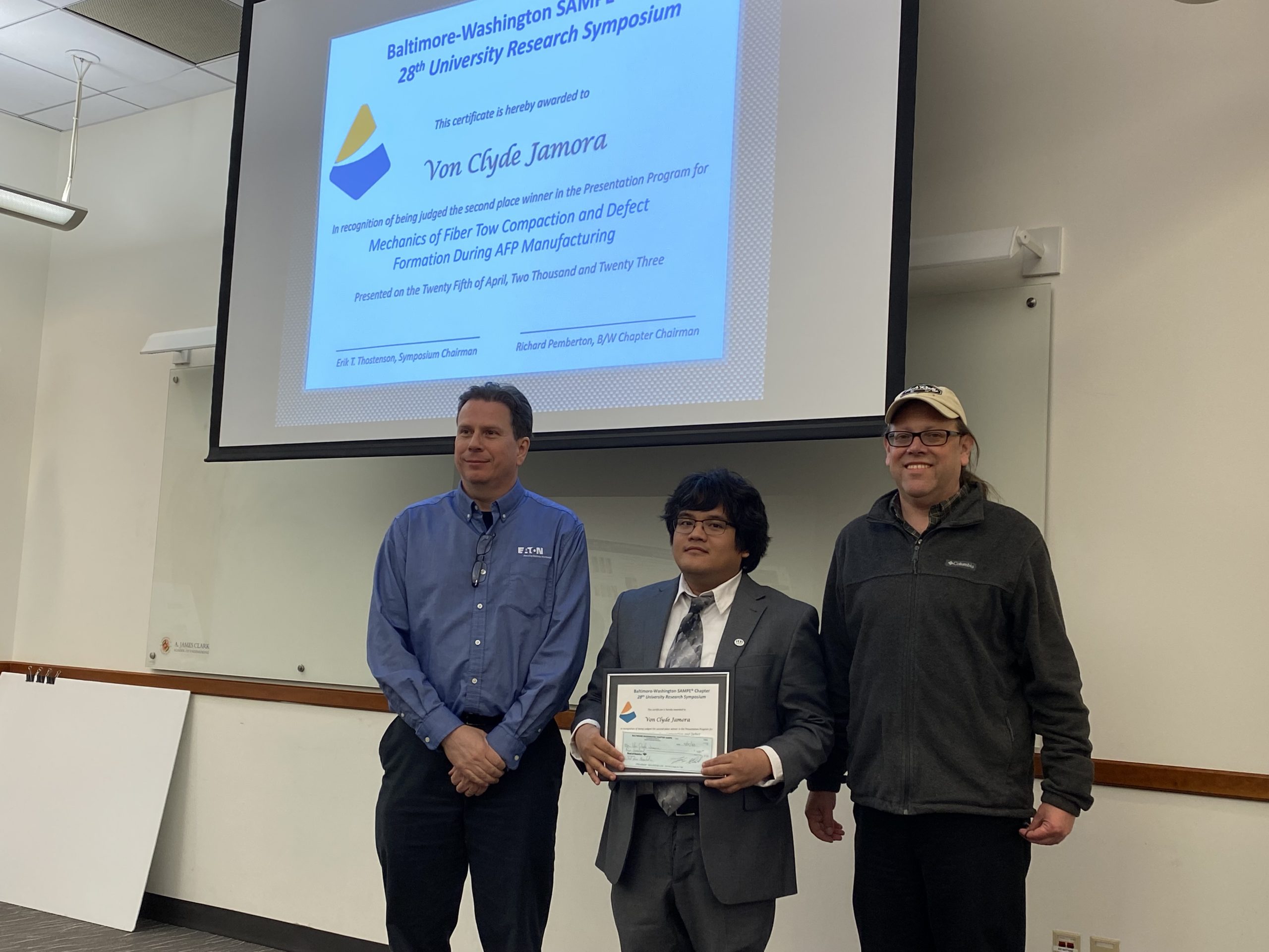 ODU Students Receive Recognition at SAMPE Student Night | Composites ...