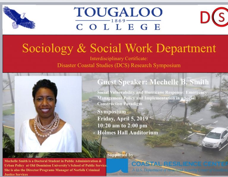 Mechelle Smith – Lecture on Social Vulnerability & Hurricane Response